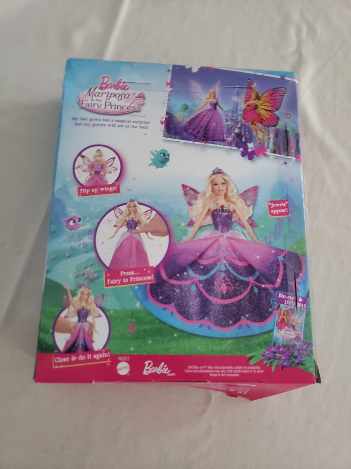 Barbie Mariposa and The Fairy Princess Catania Doll 2012 Mattel Y6373 ...