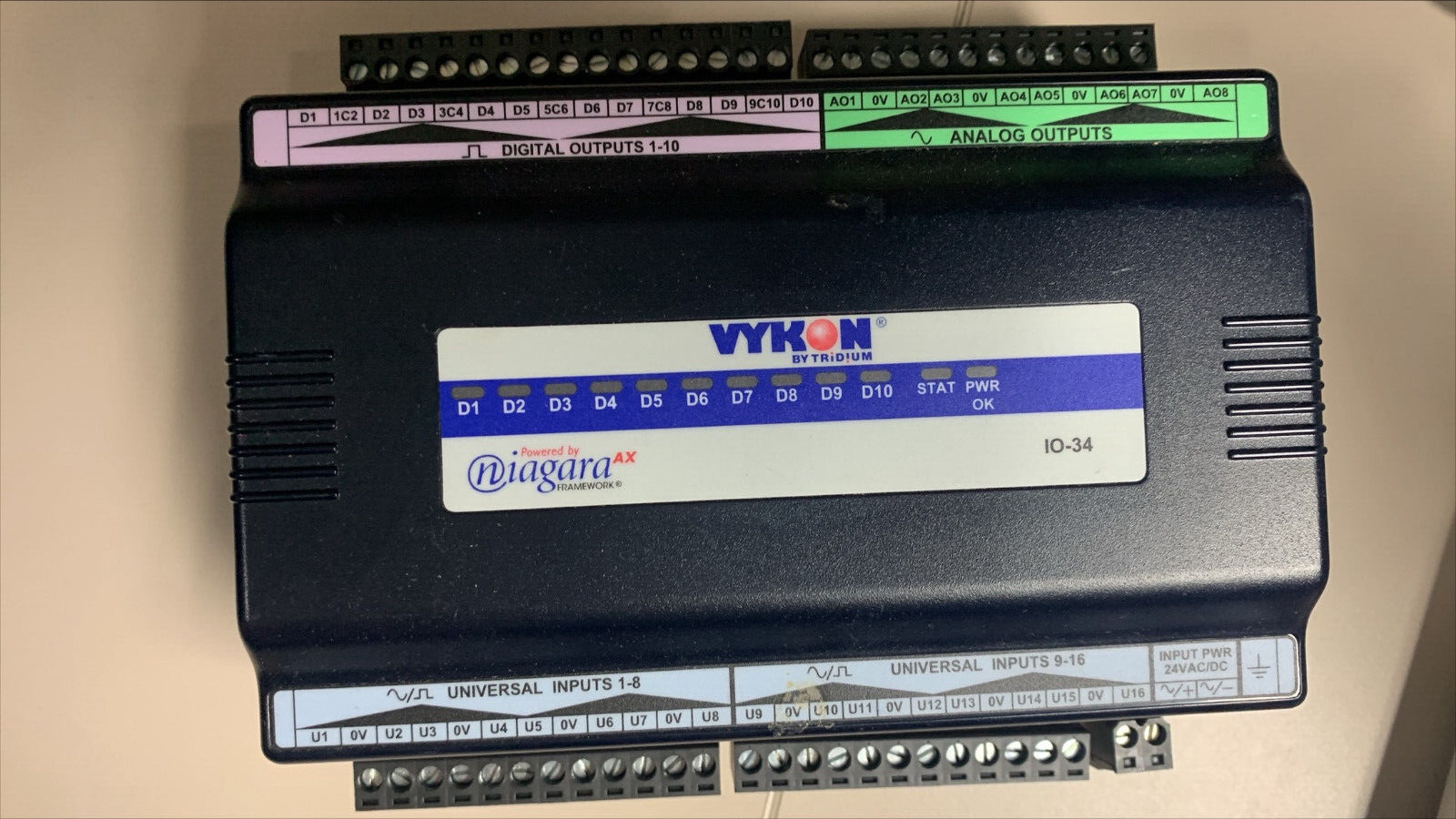 Vykon Edge Controller IO-34 Powered by Niagara | eBay