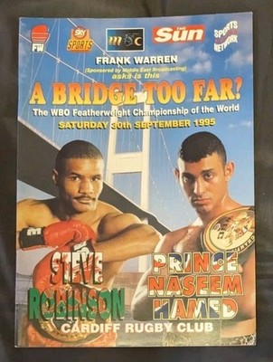 1995 Prince Naseem Hamed vs Steve Robinson WBO World Title Boxing ...