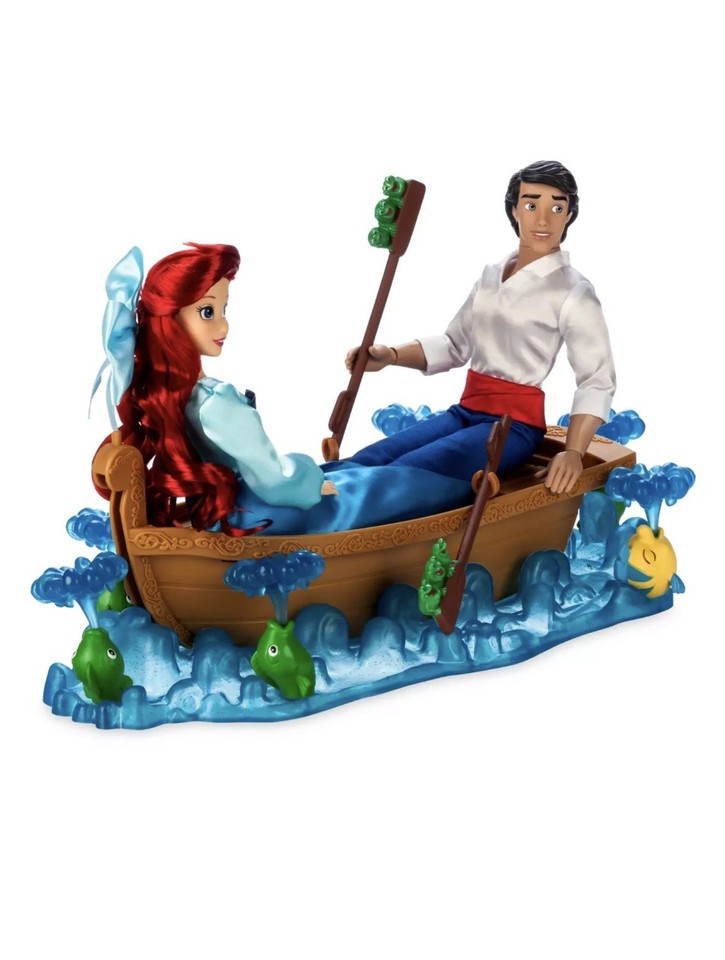 Disney Store The Little Mermaid Ariel & Eric Deluxe Gift Set Retired ...