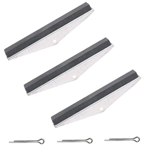 EADUTY Cylinder Hone Stone Set 3-Piece 4" Long Replacement Stones 220 ...