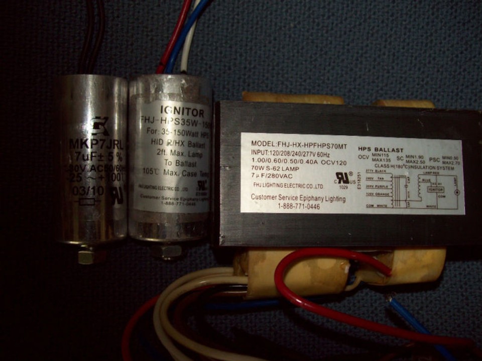 70W HIGH PRESSURE SODIUM BALLAST HPF HPS HX 120-277vac | eBay