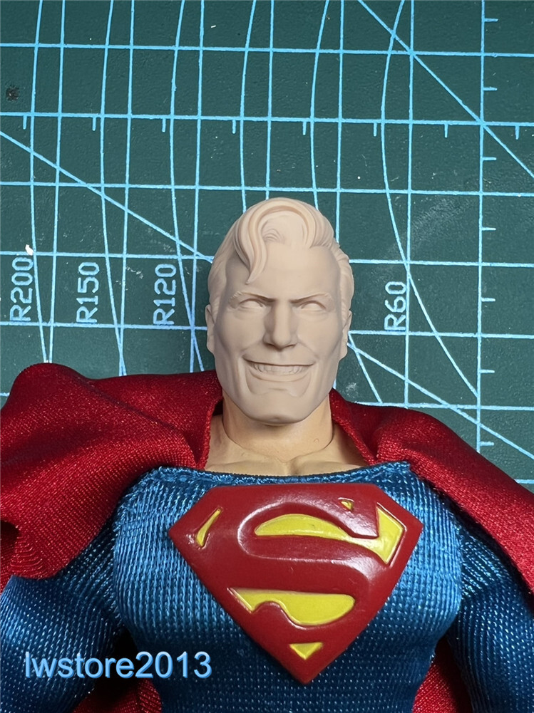 1:18 Laugh Superman Clark Kent Head Sculpt For 3.75" Male Action Figure ...