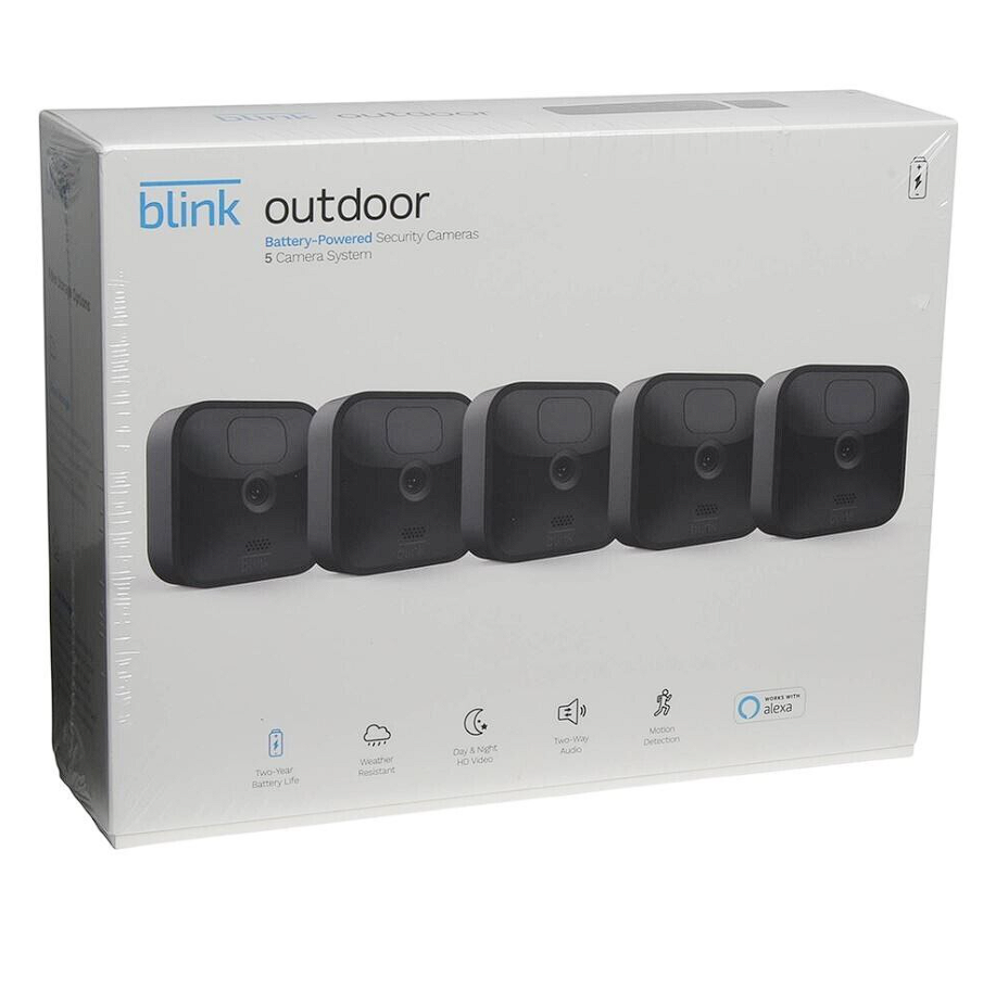 Blink Outdoor (3rd Generation) Security Camera - 5 Camera Kit for sale ...