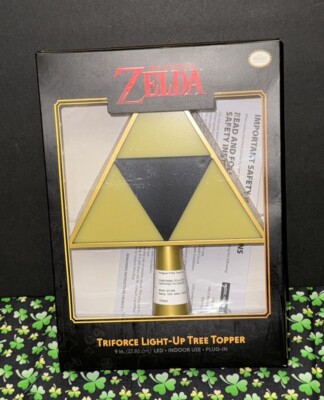 The Legend of Zelda LED Triforce Light Up 9" Holidays Christmas Tree ...