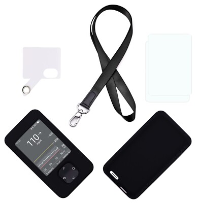 Silicone case set (case + screen protector + lanyard) For Dexcom G7 ...