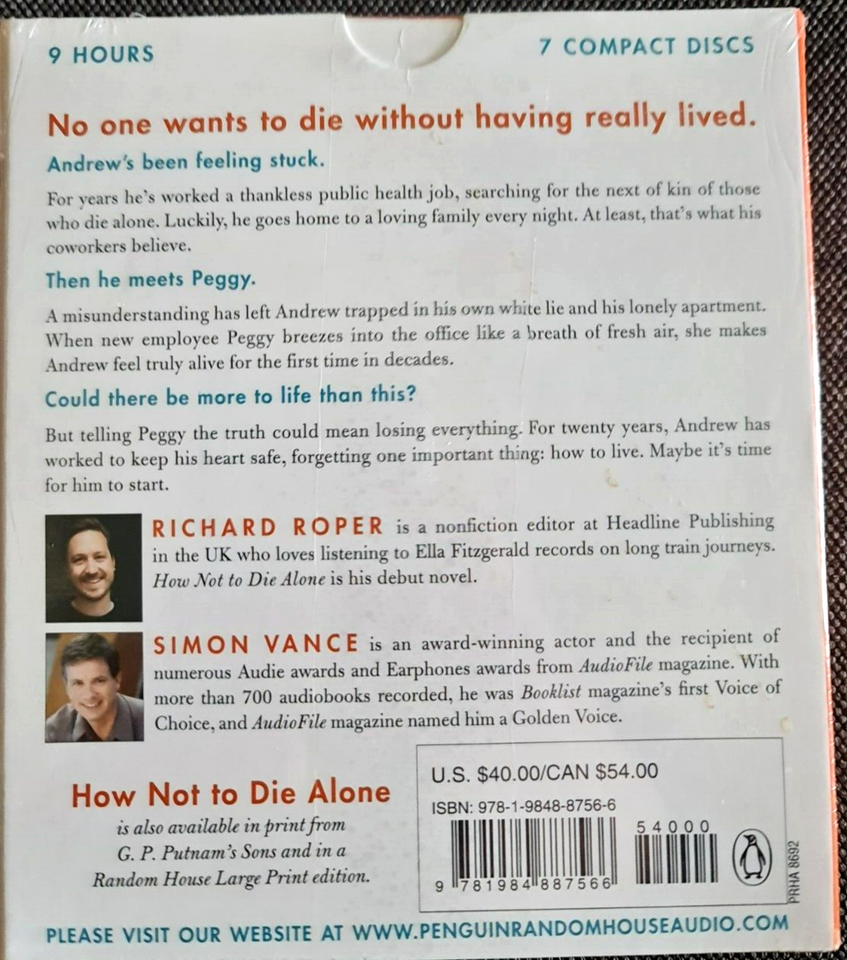 How Not to Die Alone - Rare Unabridged Audio CDs Boxset by Richard ...