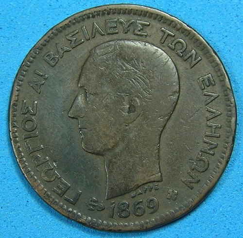 Greece 5 Lepta Coin 1869-BB, Free Shipping for Additional Purchases | eBay