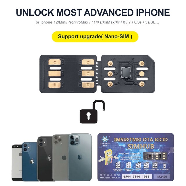 R-SIM 12+V16 Perfect Unlock Turbo Sim Card for sale online | eBay