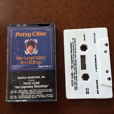 Patsy Cline Her Legendary Recordings Album No. 2 Pre-Owned Cassette ...
