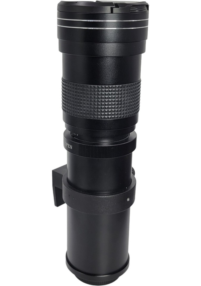 JINTU 420-800mm F/8.3-16 Super Telephoto Zoom Lens for SLR Black NEW ...