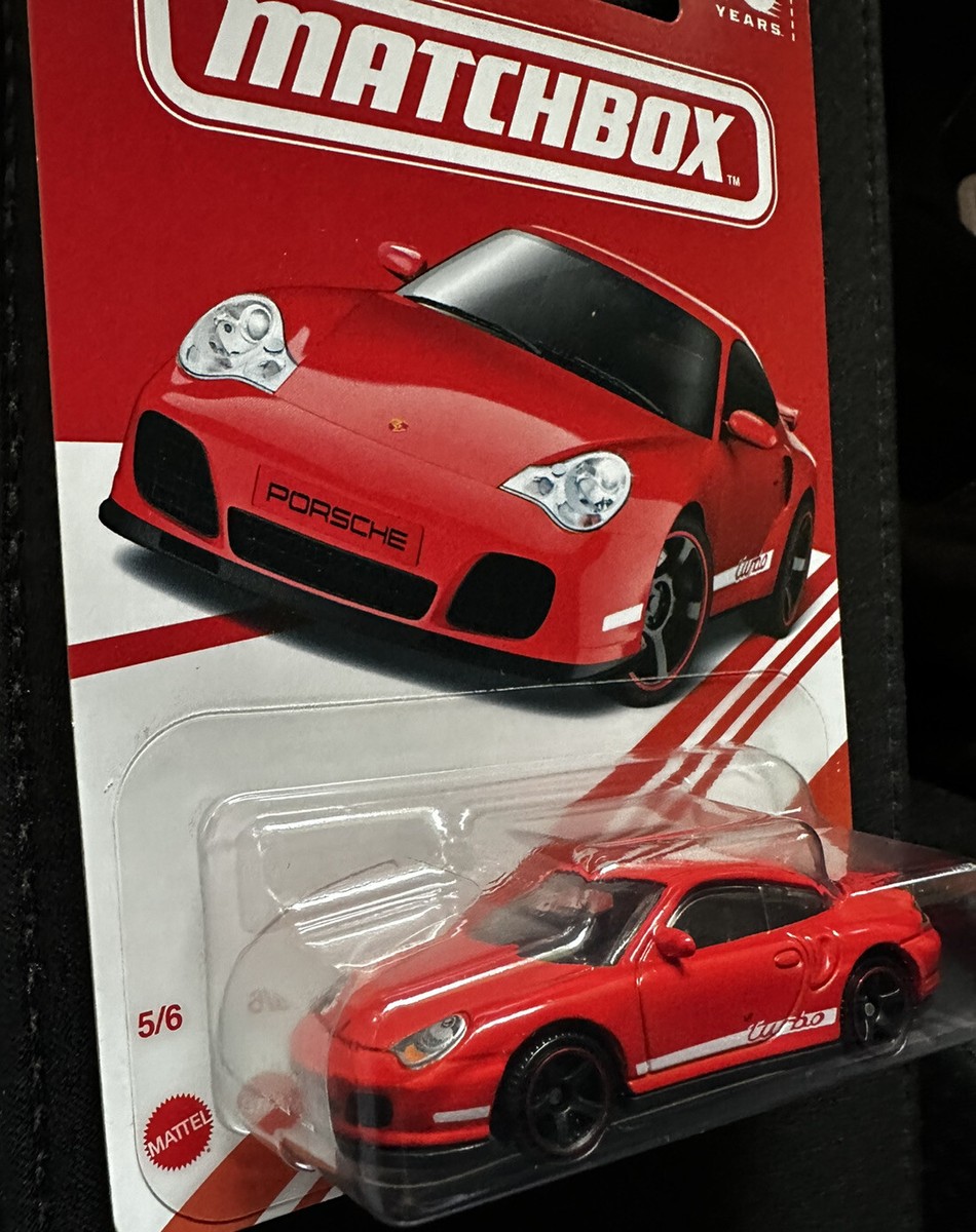 Red Porsche Matchbox Car