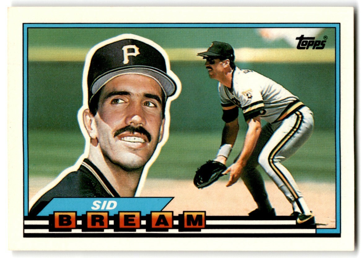 1989 Topps Big Sid Bream Pittsburgh Pirates #106 | eBay