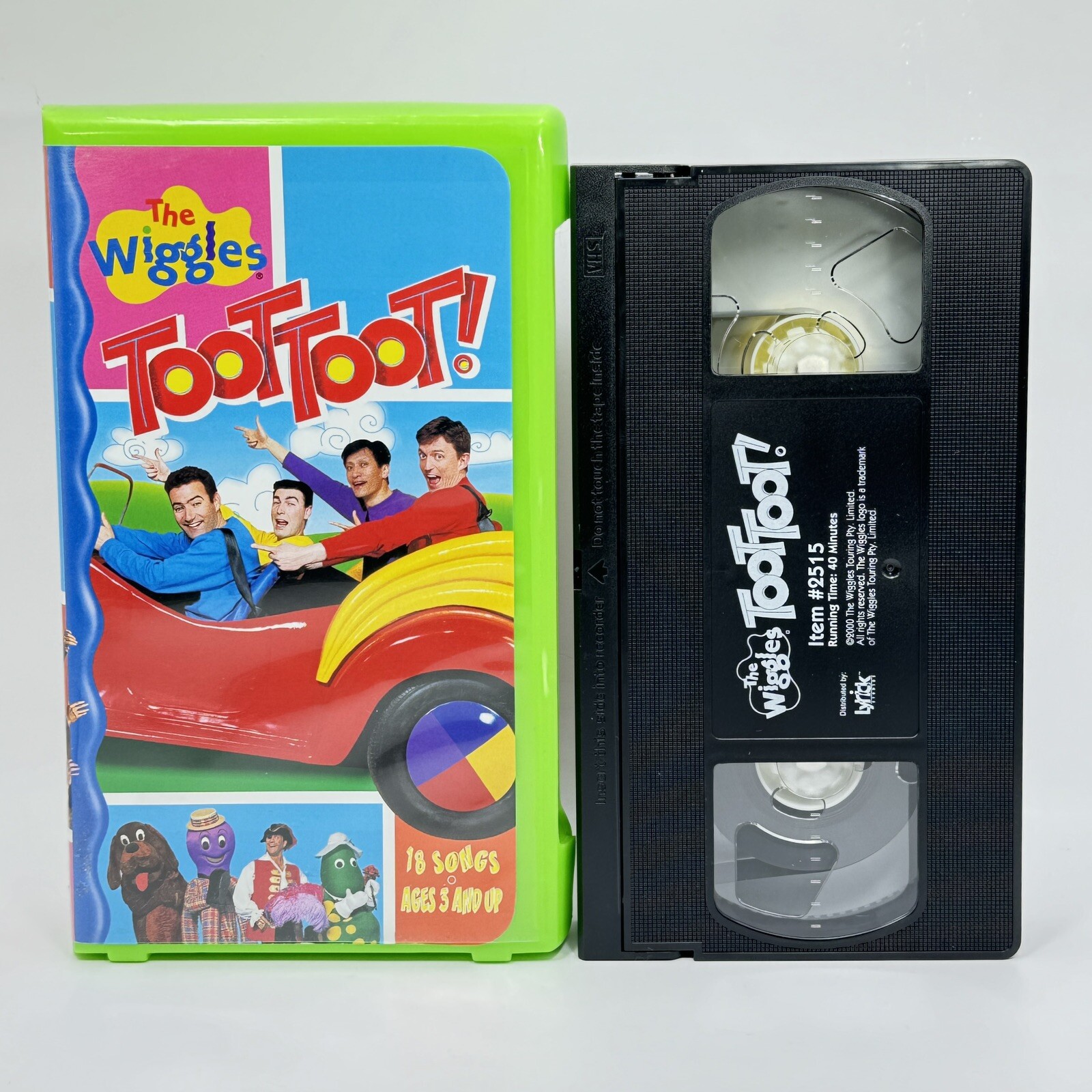 The Wiggles - Toot Toot (VHS 2000) Clamshell TV Kids Children Musical ...