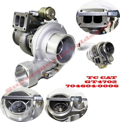 GT4702 704604-0006 Turbo For Caterpillar 3406C 3406E 14.6L S41G 0R6988 ...