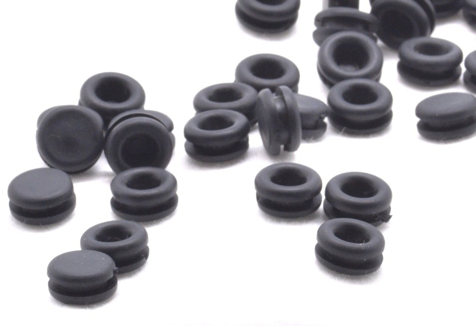 Electronic Panel Rubber Hole Plugs Rubber Knockout Plug 7 Sizes 20 per ...