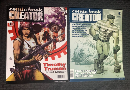 2019/20 COMIC BOOK CREATOR Magazine #21 & 24 FVF 7.0 Tim Truman / Eric Powel LOT | eBay