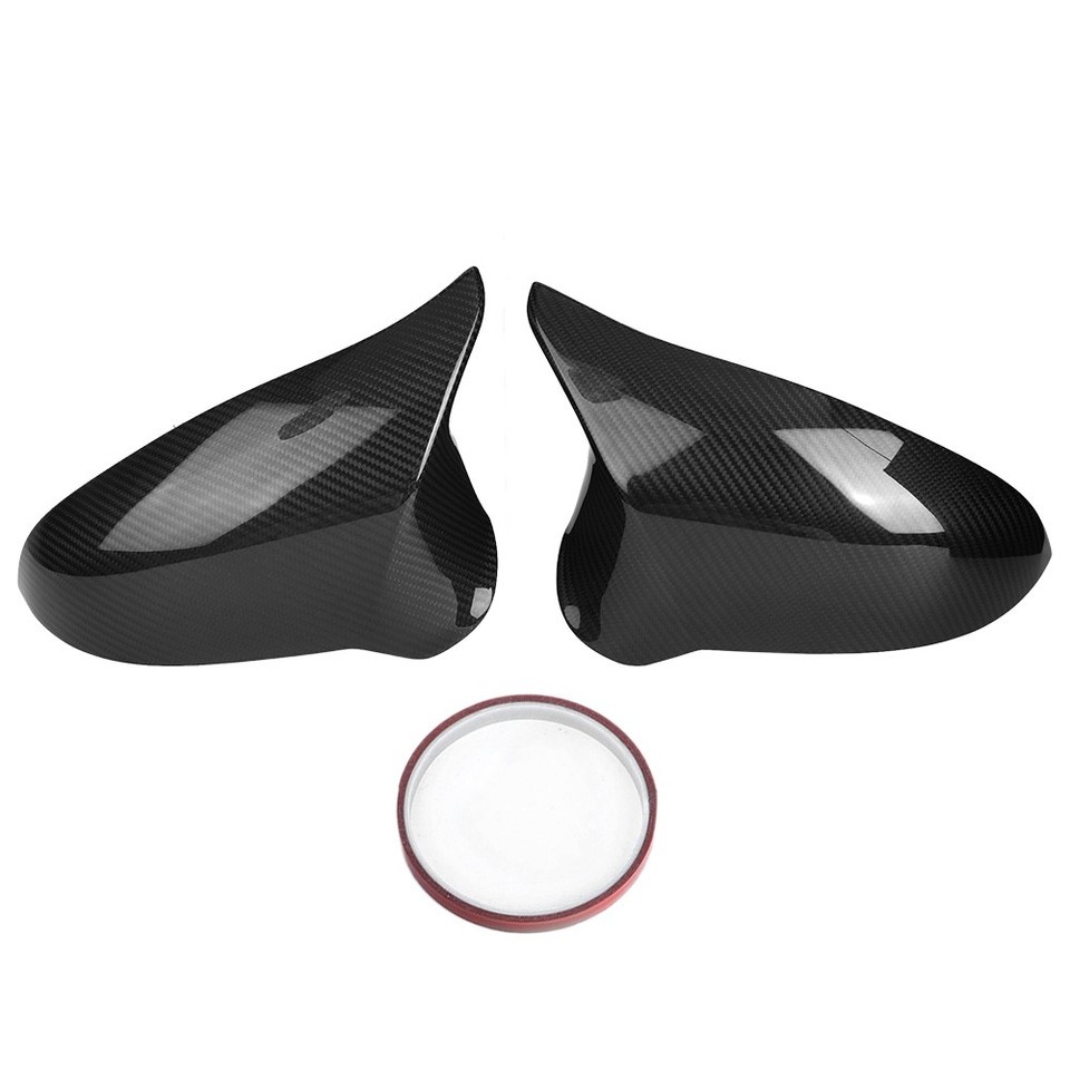 ⁺LHD Carbon Fiber Side Wing Mirror ADD ON Covers For M2 M3 M4 F87 F80 ...