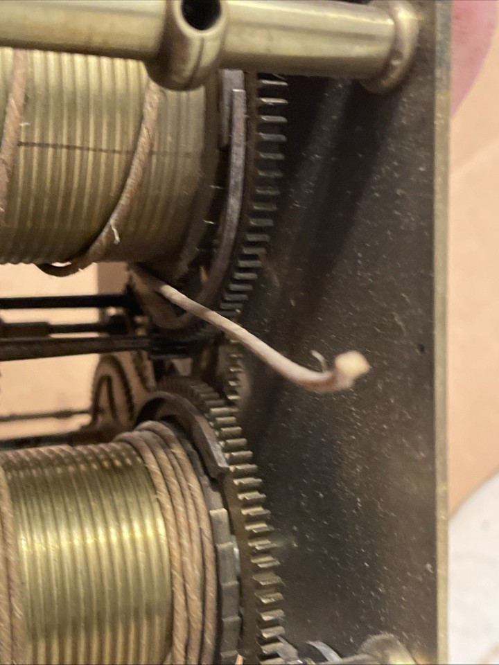 Antique 8 Day English Tallcase Grandfather Clock Incomplete Movement ...