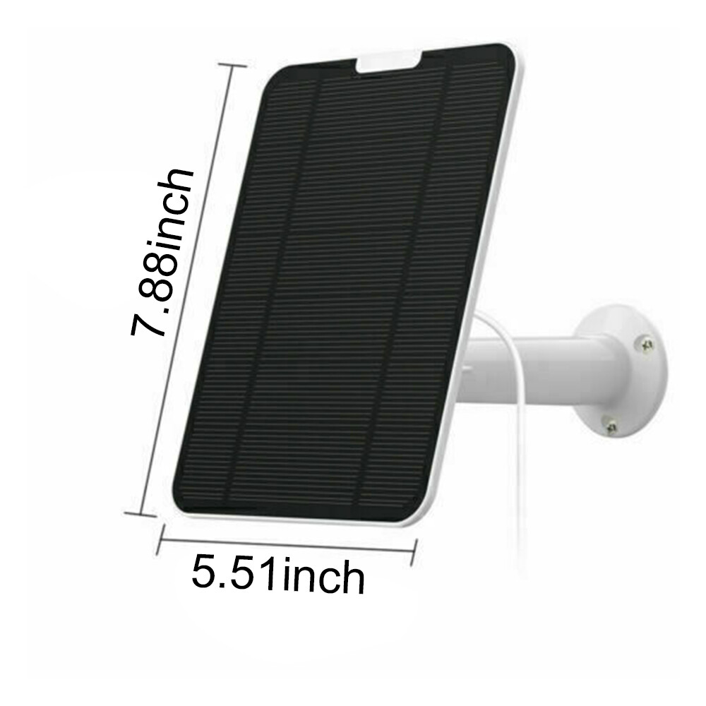 4W Solar Panel Charger For eufy eufyCam Cam 2/2 Pro/2C/2C Pro/E ...
