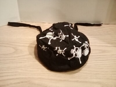 Capsmith Skull Black Doo Rag Headwrap Skull Cap Biker Sweatband. EX | eBay