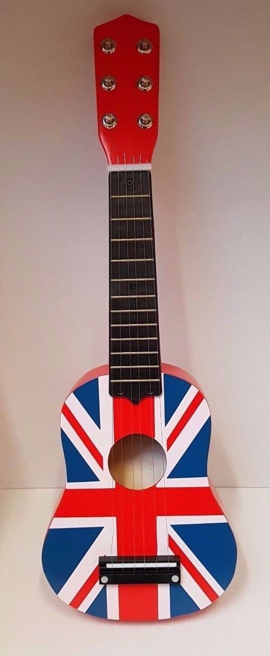 21" CHILDRENS KIDS WOODEN ACOUSTIC GUITAR MUSICAL INSTRUMENT CHILD TOY ...