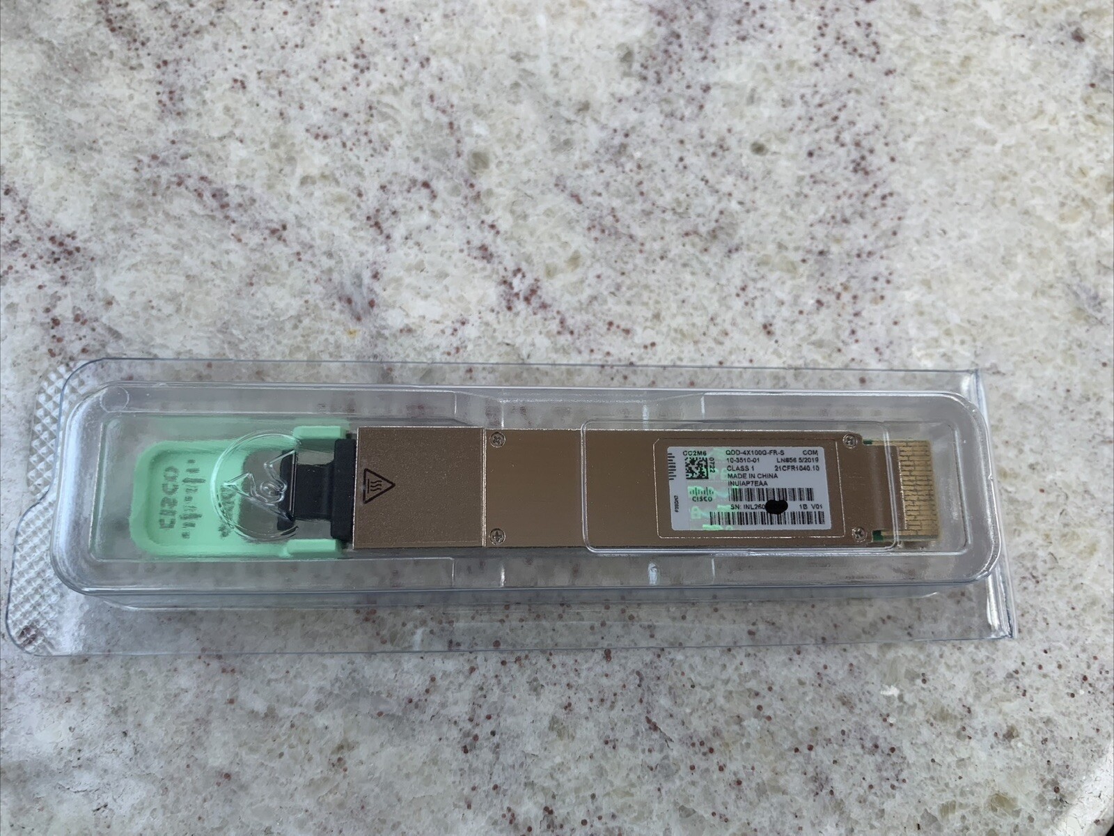 CISCO QDD-4X100G-FR-S QSFP-DD Transceiver, 4x 100GBASE-FR-S 10-3510-01 ...
