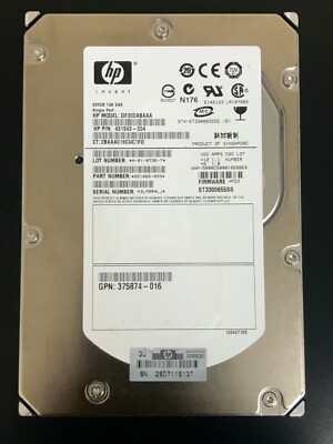 HP Seagate ST3300655SS 431943-004 300GB 3.5" RPM 15K SAS HDD Hard Disk ...