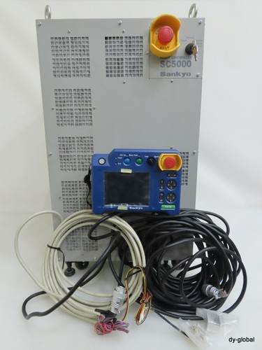 NIDEC SANKYO Used SC5000-UHP-0117 ROBOT Controller OP5000 PENDANT SEM-I ...