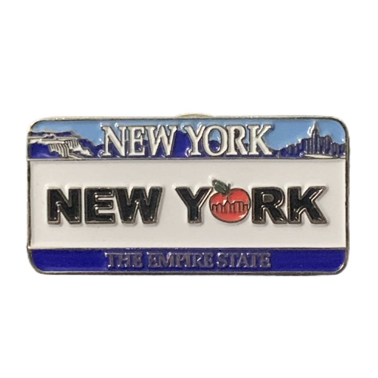 Vintage New York The Empire State Big Apple License Plate Travel ...