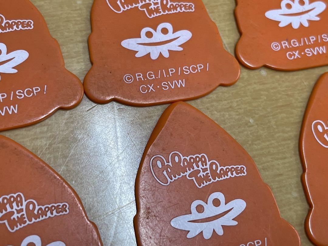 Parappa The Rapper Guitar Pick Set of 6 Rare FERNANDES Vintage 1990s 1 ...