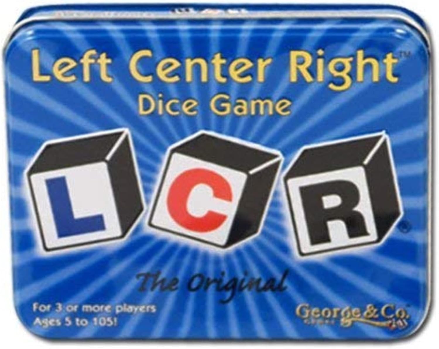 Original LCR Left Center Right Dice Game 166665282219| eBay