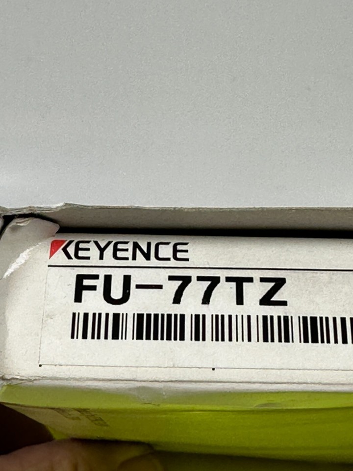 Keyence FU-77TZ Transmission Fiber Optic Sensor Unit 2m Cable - NEW ...