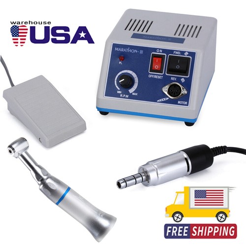Dental Lab Marathon III Micromotor Polishing N3/35K RPM Electric Motor ...