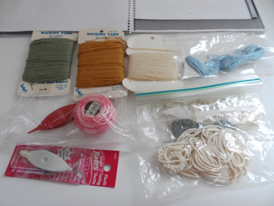 Tatting Kit with Shuttles, Thread, Instructions, Book Tatting Supplies ...