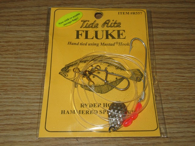6 Fluke Rigs Flounder Tide Rite R557 Ryder Ham -spinner Saltwater Rig ...