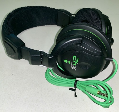Turtle Beach Ear Force X42 Black/Green Headband Headsets for Microsoft ...