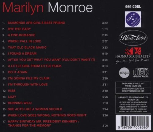 Monroe,Marilyn Hits Original (CD) (UK IMPORT) | eBay