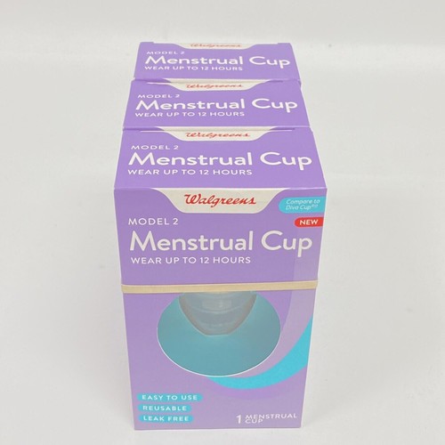 “2 Boxes of Walgreens Model 2 Menstrual Cups”Age 30 Compare to Diva Cup ...