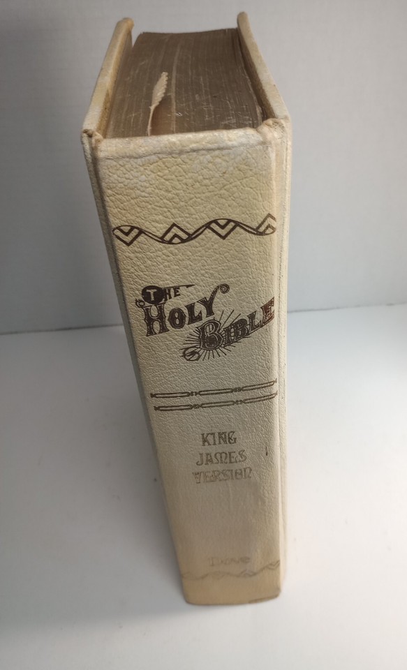 King James Large Vintage 1973 Holy Bible With Children Bible Stories | eBay