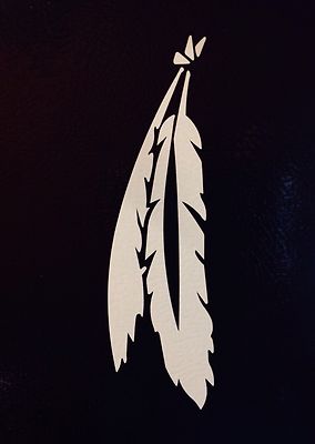 2x Native American Indian Bird Feather 5 funny Die Cut Vinyl Decal ...