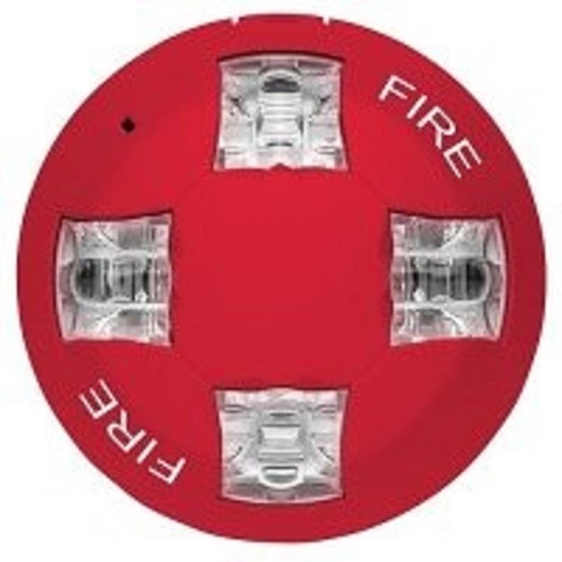 NEW Kidde Commercial EGCVRF Genesis Ceiling Strobe, 15-115cd, Red, FIRE ...
