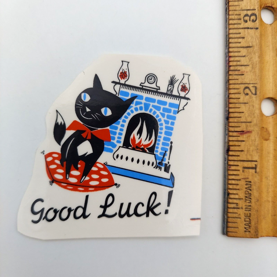 Ceramic Decals - Good Luck! Kitty Scene Lot of 10 | eBay