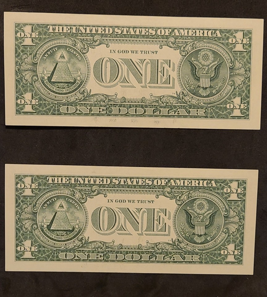 2017A $1 Dollar Bill Uncirculated Rare Low Serial Number Consecutive ...