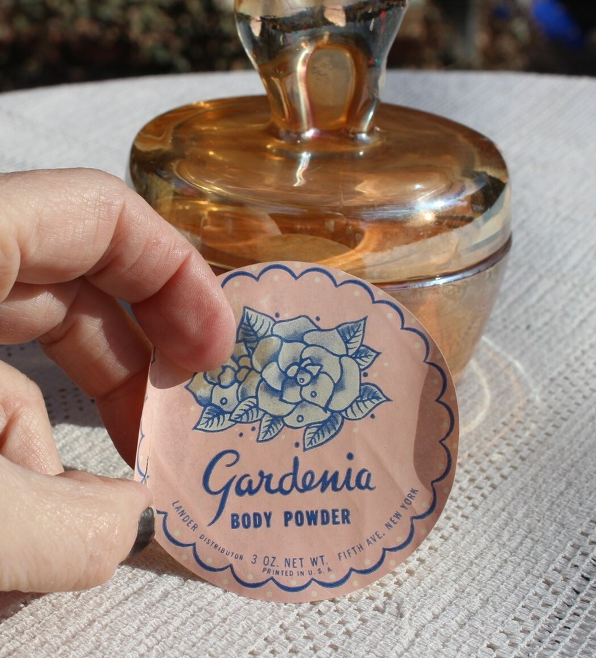 Vintage 1940's Jeanette Marigold Carnival Glass Deer Fawn W Lander Body ...