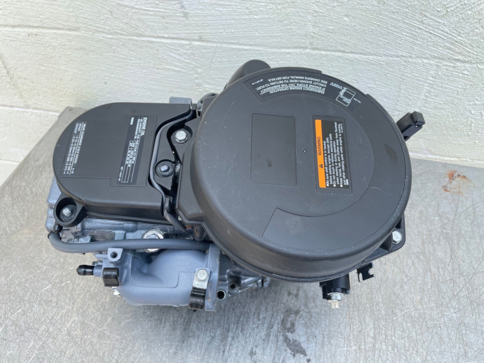 2001 Yamaha 8HP 4 Stroke Outboard Powerhead Crankcase Assembly 68T ...