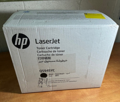 NEW SEALED! GENUINE HP 45A Black Toner Cartridge 4345 M4345 Q5945YC ...