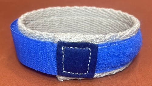 Royal Blue w/ White stitching Hemp Watch Band | eBay