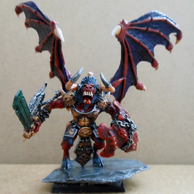 1999 Chaos Blood Thirster Greater Daemon of Khorne Citadel Pro Painted ...