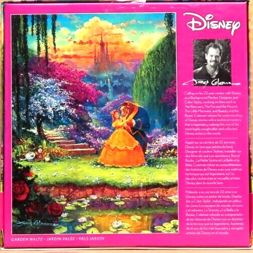 CEACO DISNEY FINE ART JIGSAW PUZZLE GARDEN WALTZ JAMES COLEMAN 550 PCS ...